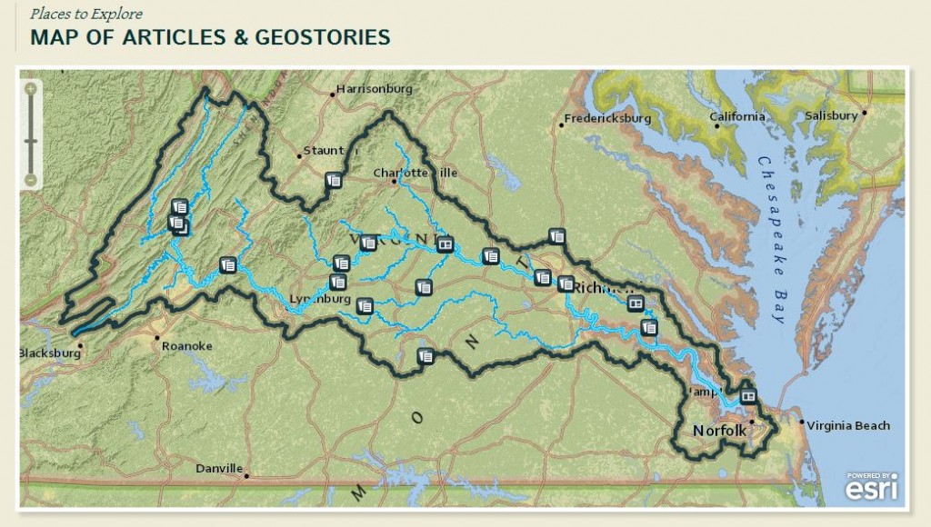 Envision the James GeoStories | Geography 250