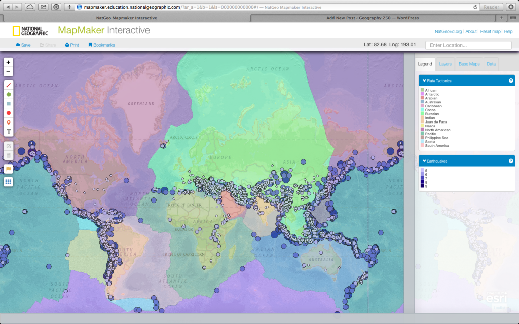 NatGeo Mapmaker Interactive | Geography 250