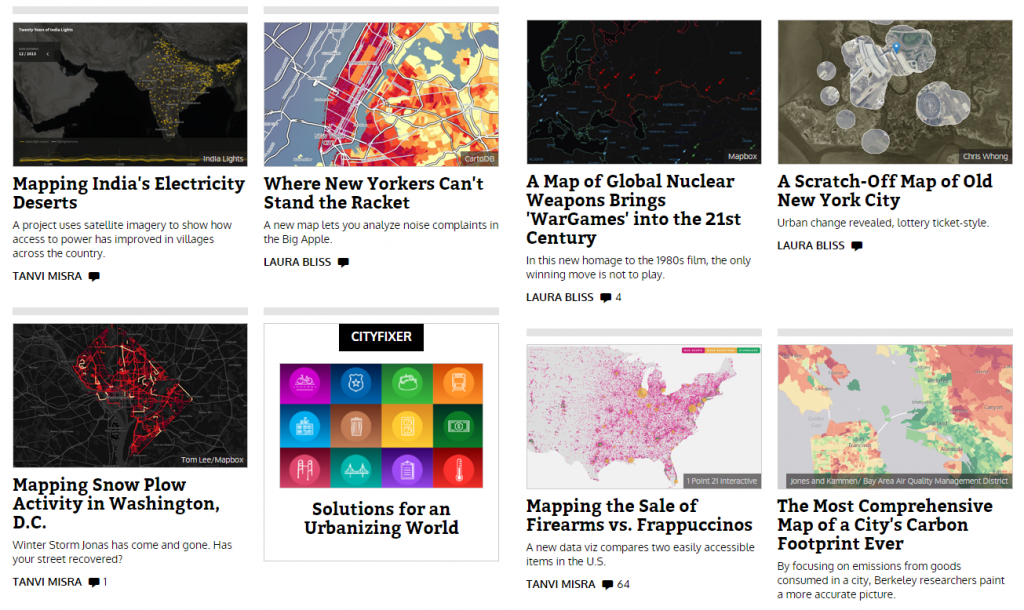 Check out these cool maps at CityLab | Geography 250