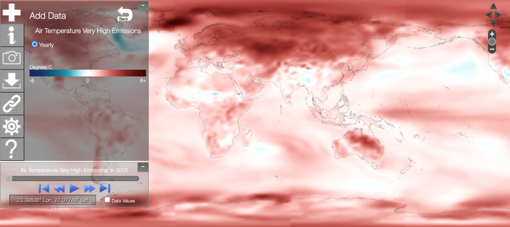 Global Climate Information Visualizing Tool | Geography 250