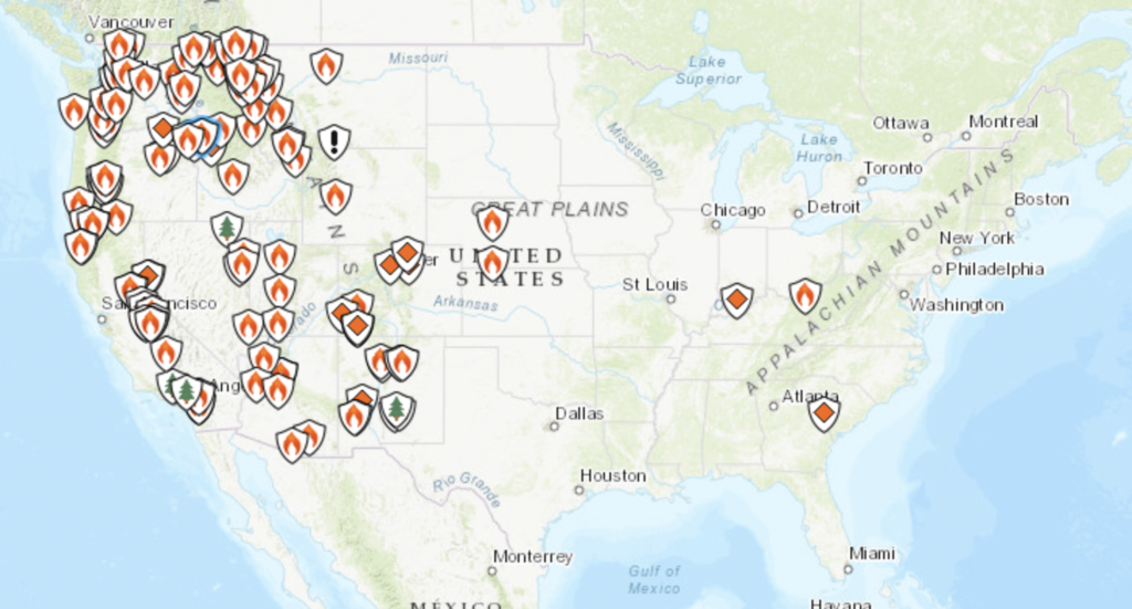 Interactive Wildfire Tracker | Geography 250