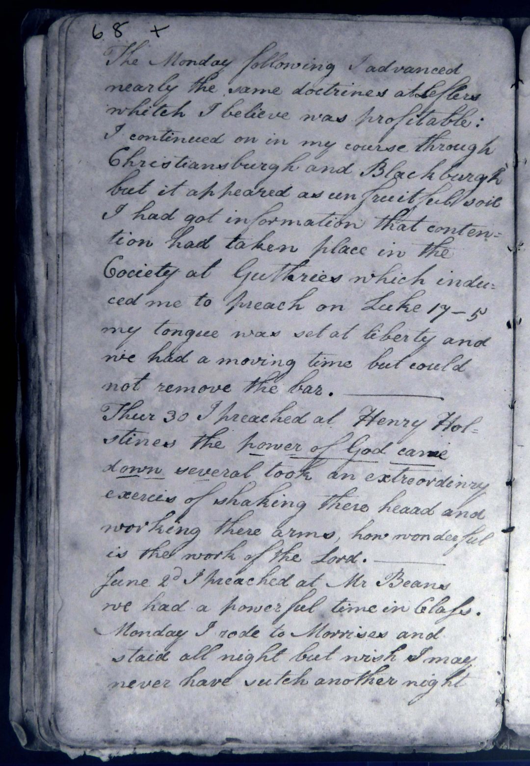 Excerpt from the Journal of Noah Fidler (May 30, 1805) | History of the ...