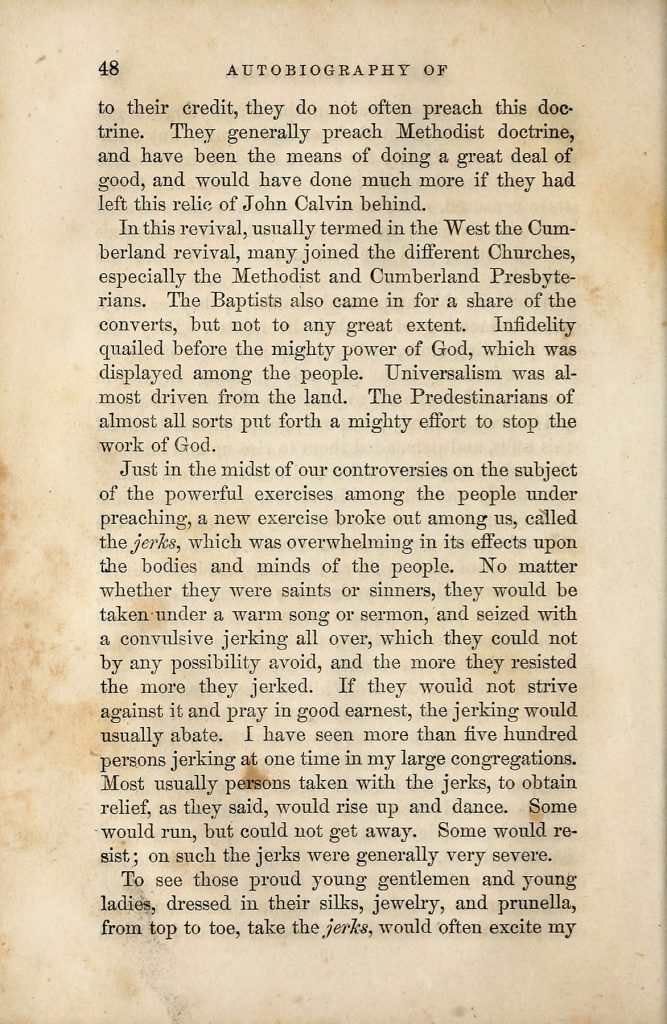 Excerpt from the Autobiography of Peter Cartwright (ca. 1804) | History ...