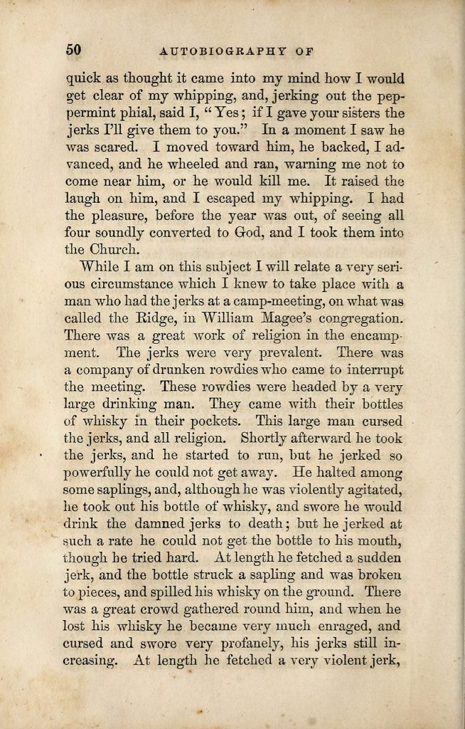 Excerpt from the Autobiography of Peter Cartwright (ca. 1804) | History ...