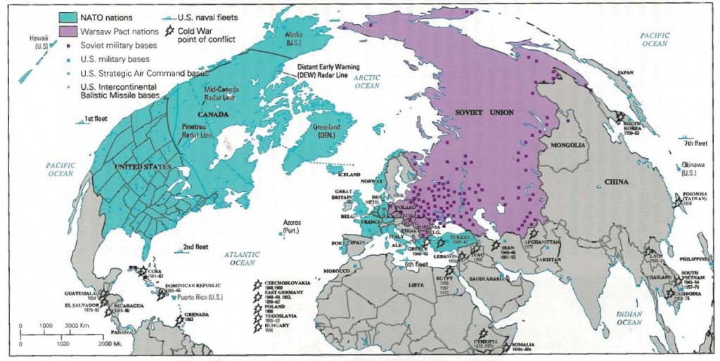 Map of the Week 7(October 28- November 3): Cold War Confrontation ...