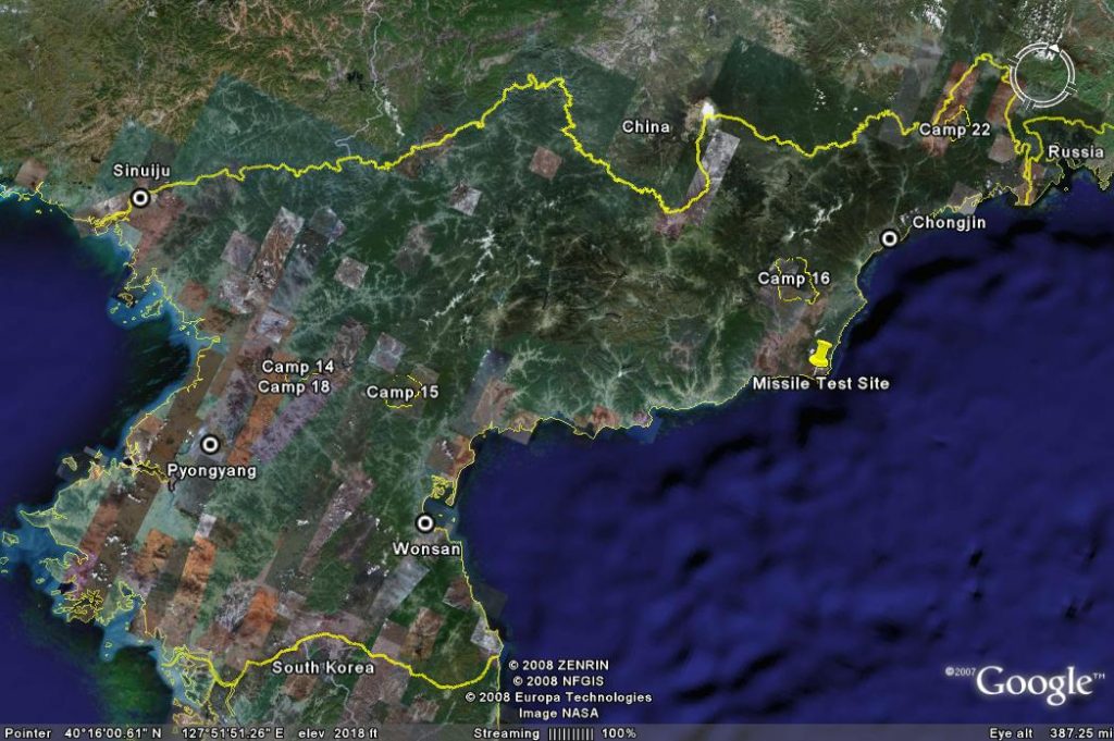 North Korean Prison Camps Map | Mappenstance.