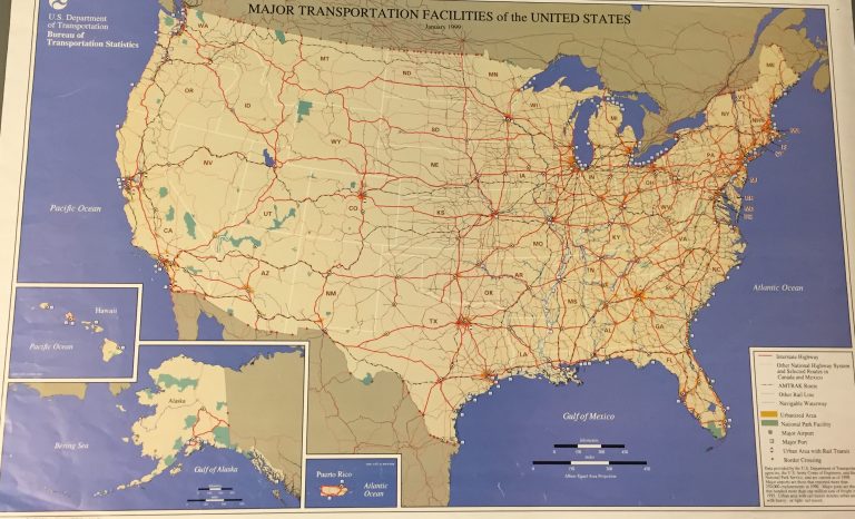 The Interconnection of Transportation in the United States | Mappenstance.