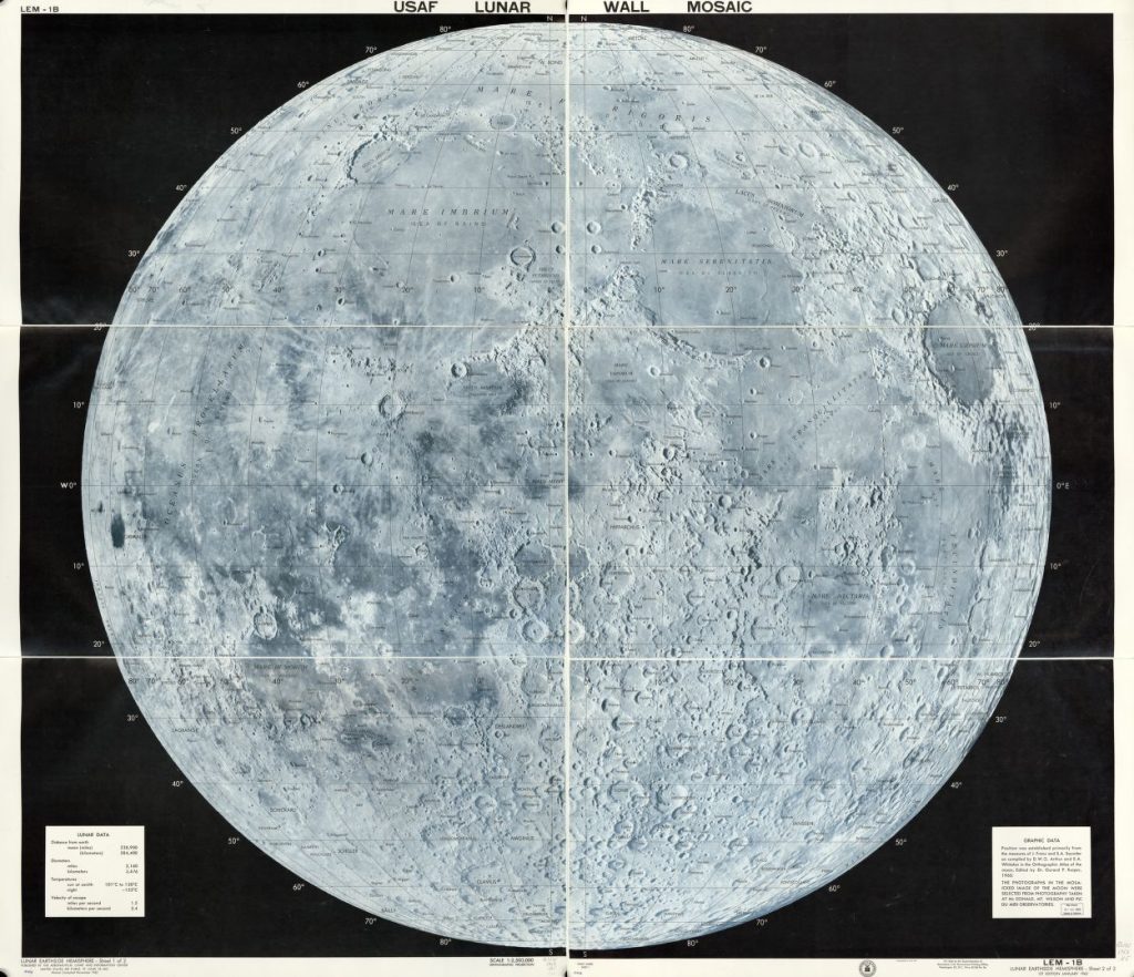 Team Map Presentation: USAF Lunar Wall Mosaic | Mappenstance.