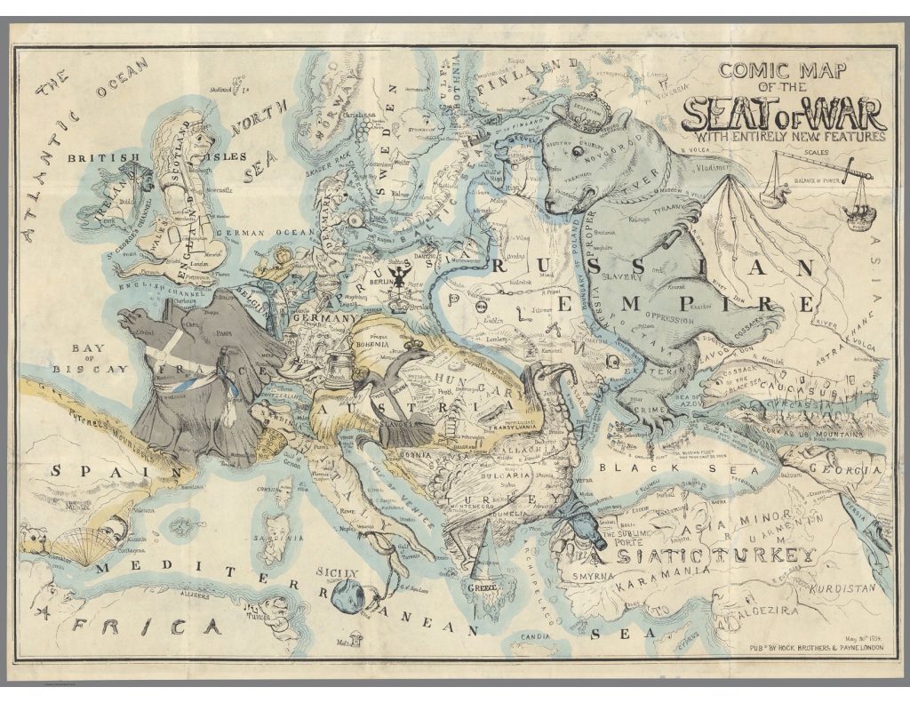 Satirical Crimean War Map | Mappenstance.