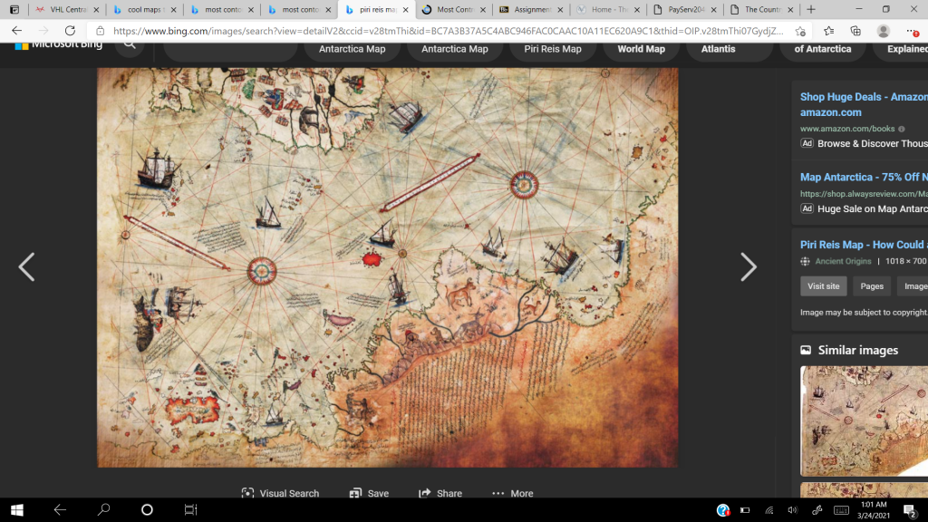 Piri Reis- map that could change the world | Mappenstance.