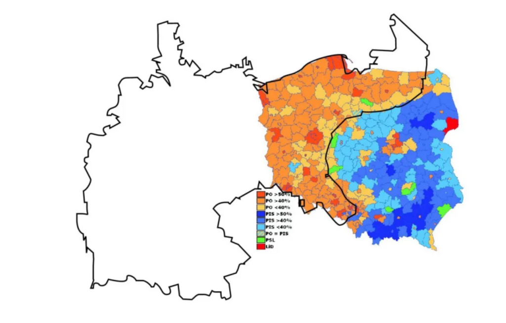 Map of the Week: German and Polish Borders Across Time | Mappenstance.